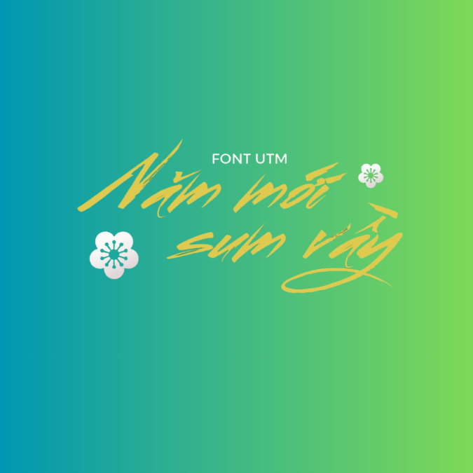 Việt hóa font UTM Ông Đồ Trẻ ,font Tết - Kho Font việt hóa miễn phí